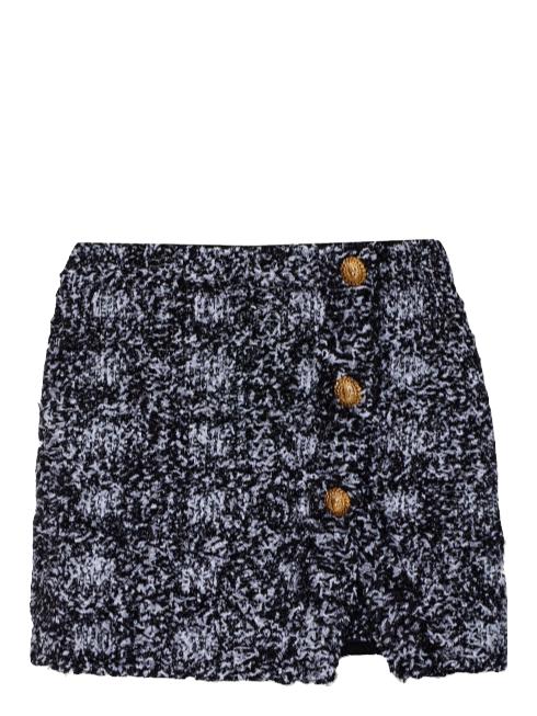BALMAIN Balmain Lurex Thread Tweed Mini Skirt